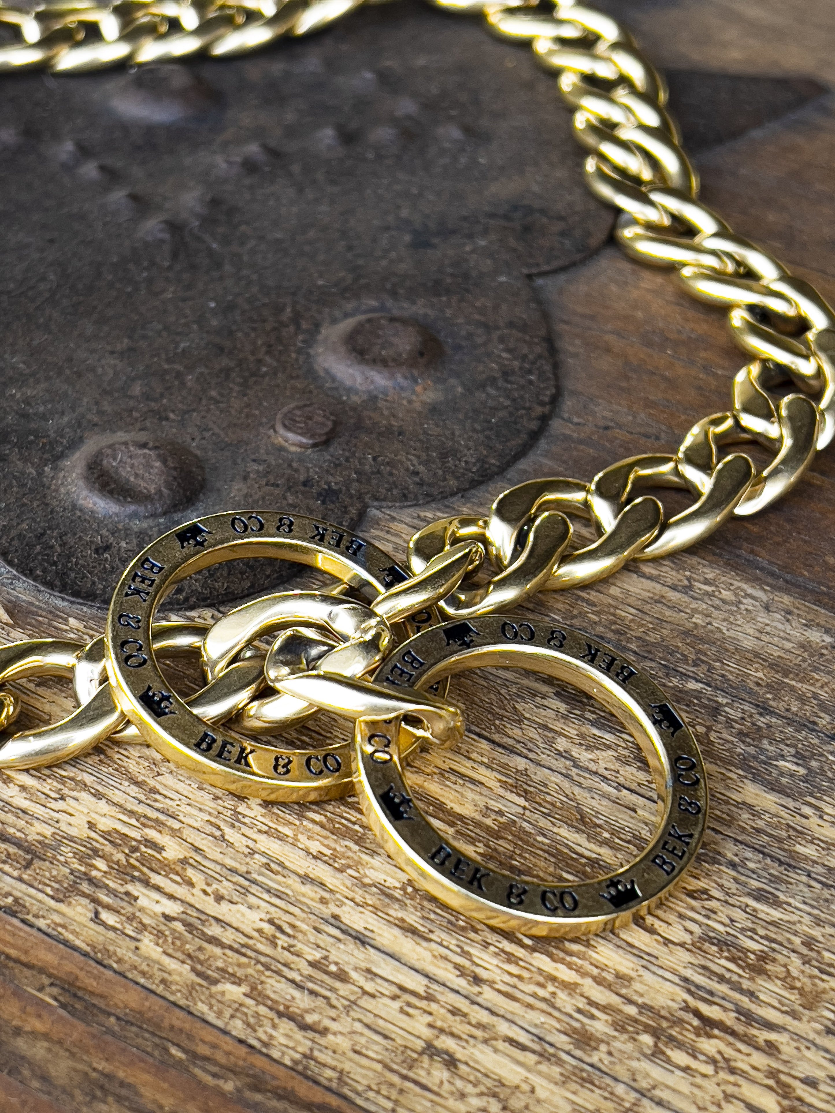 Gold Choke Dog Chain | Luxurious 18k Gold Plated | Bek & Co